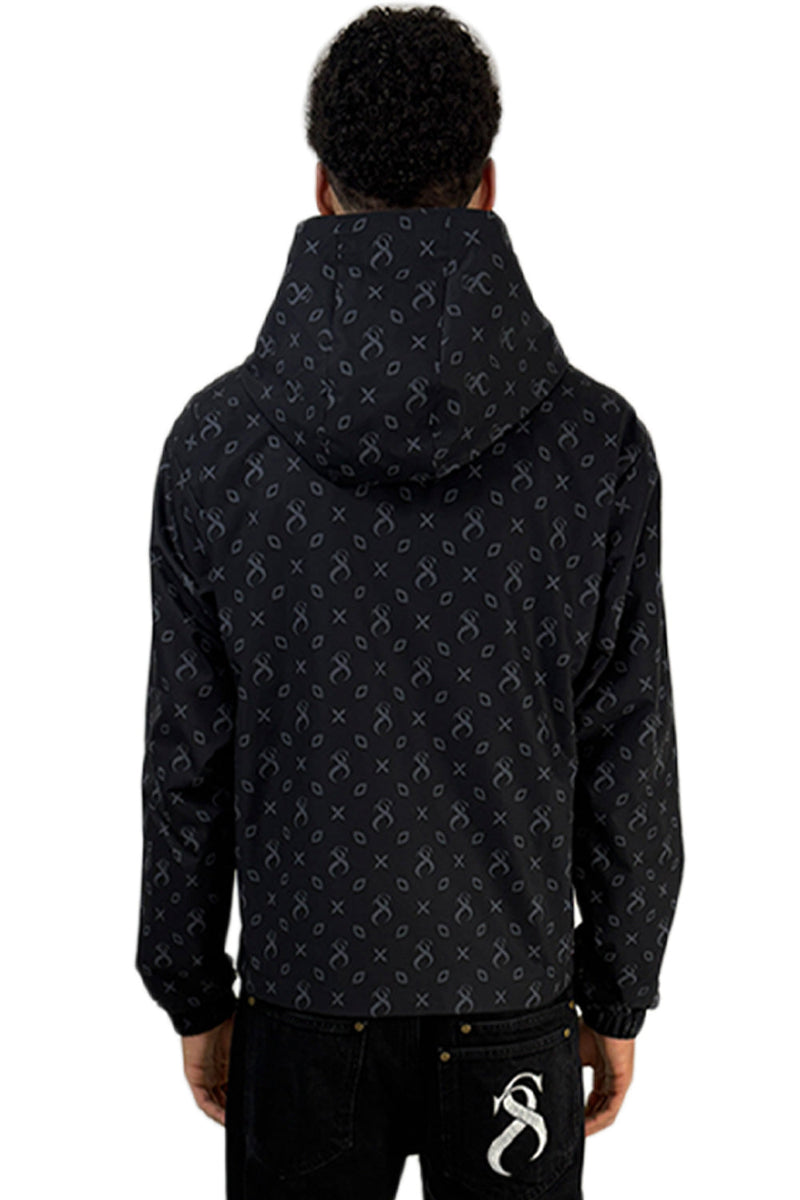 Black Waterproof Windbreaker - Midnight Windbreaker – Sterlingz Department